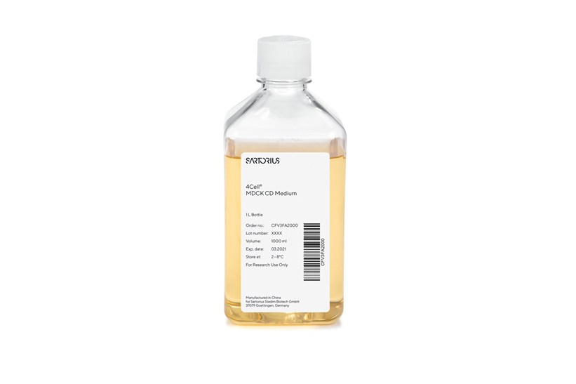 4Cell® MDCK CD Medium for cell proliferation - Sartorius Croatia
